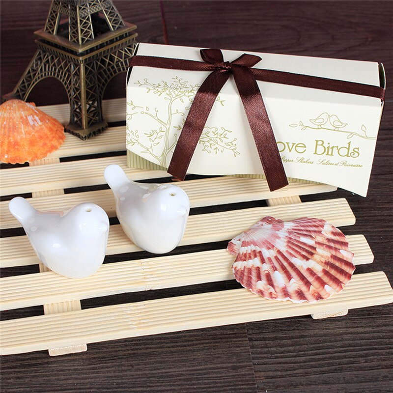 Love Bird Salt & Pepper Shakers Guests Bridal ... – Grandado