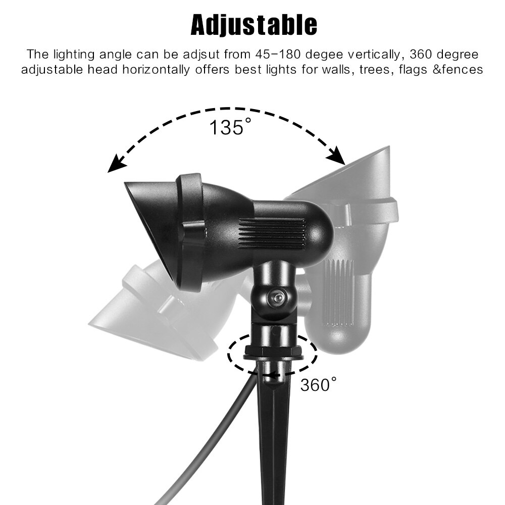 7w LED Spike Light Path Landschap Spot Lampen Tuin... – Grandado
