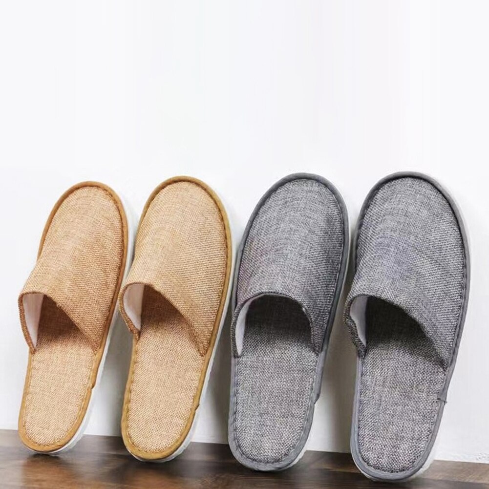Line Simple Slippers Men Women Hotel Travel Spa Po... – Grandado