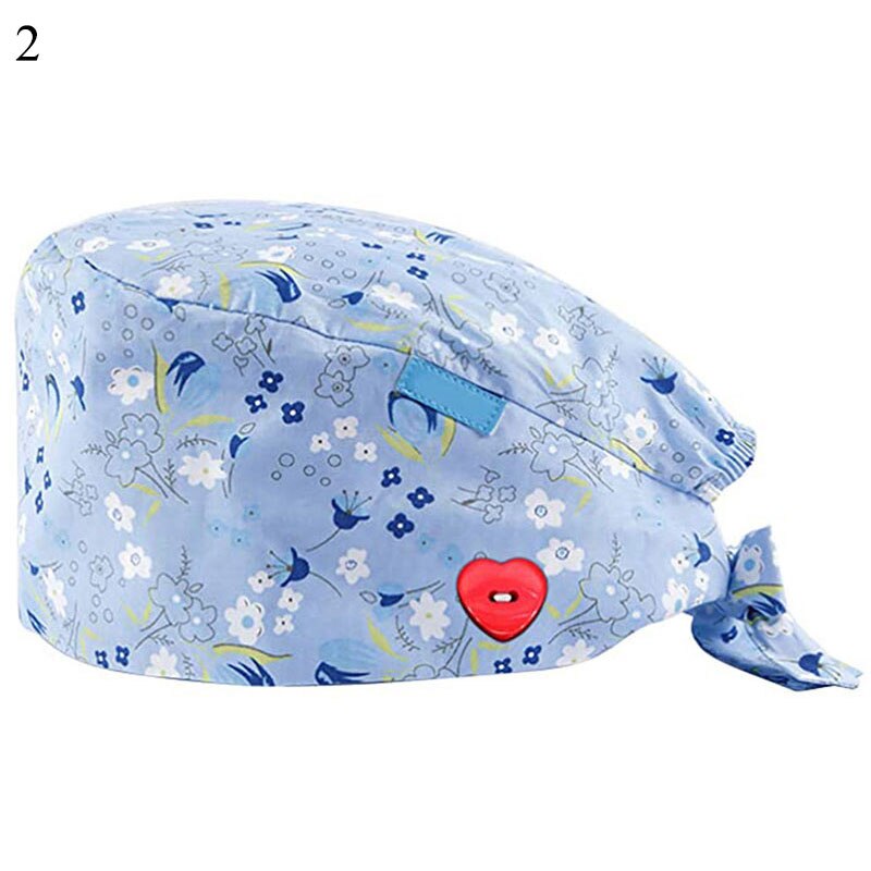 Cartoon Printing Nursing Caps Scrub Cap Scrub Nurs... – Grandado