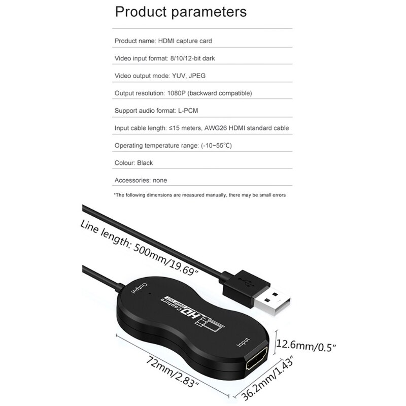 Tarjeta de captura de vídeo en tiempo Real USB2.0 ... – Grandado