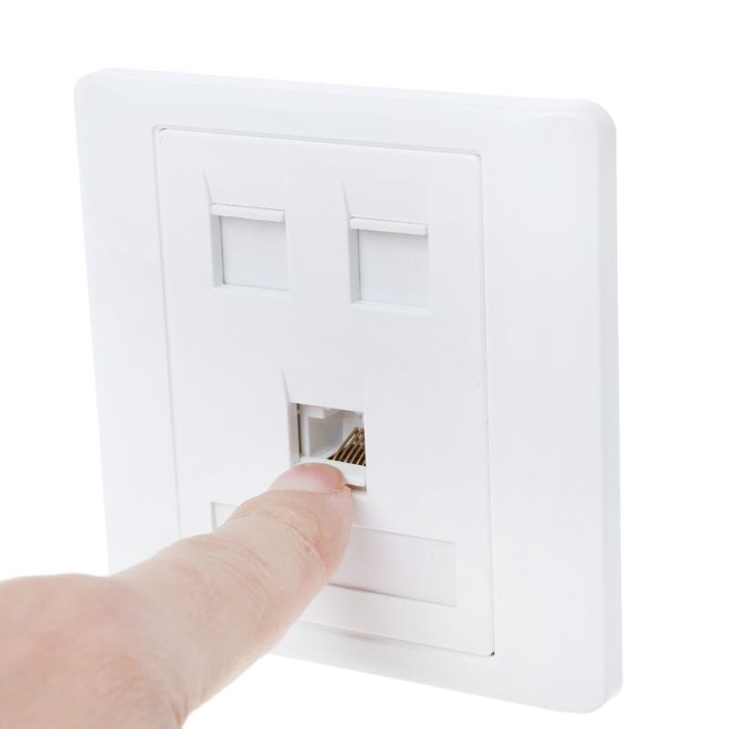 86 Type Computer Socket Panel Cat5e Network Module Grandado