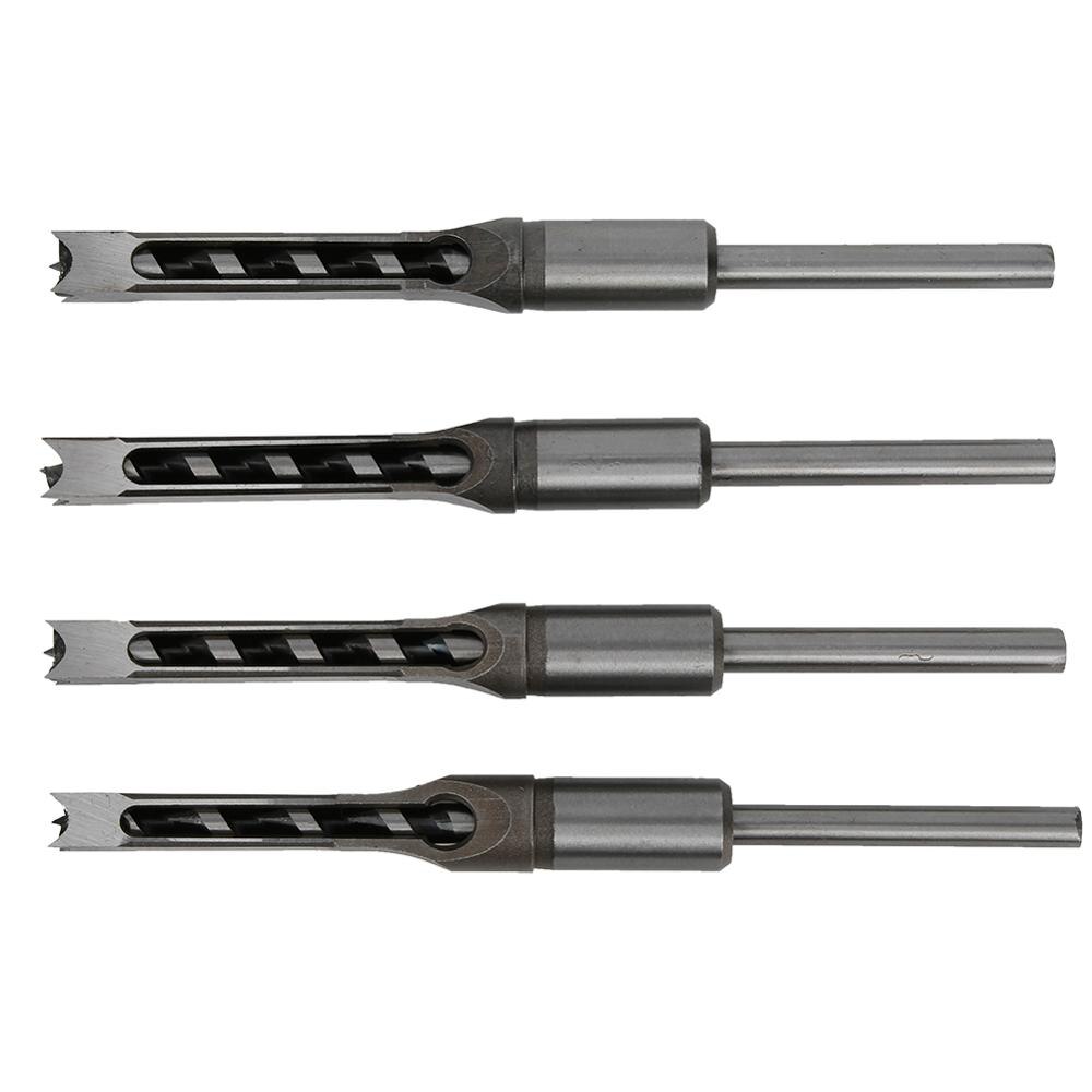 4 stk firkantede hullbor med vribor 11-12.7mm sett... – Vicedeal