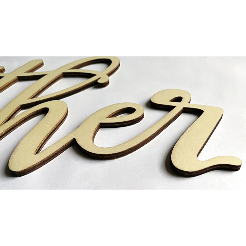 Wood Home Wall Decor Sign Wooden Letters Alphabet ... – Grandado