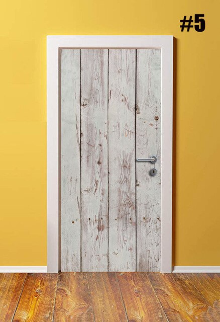 Sticker On The Door Self Adhesive Retro Wallpaper ... – Grandado