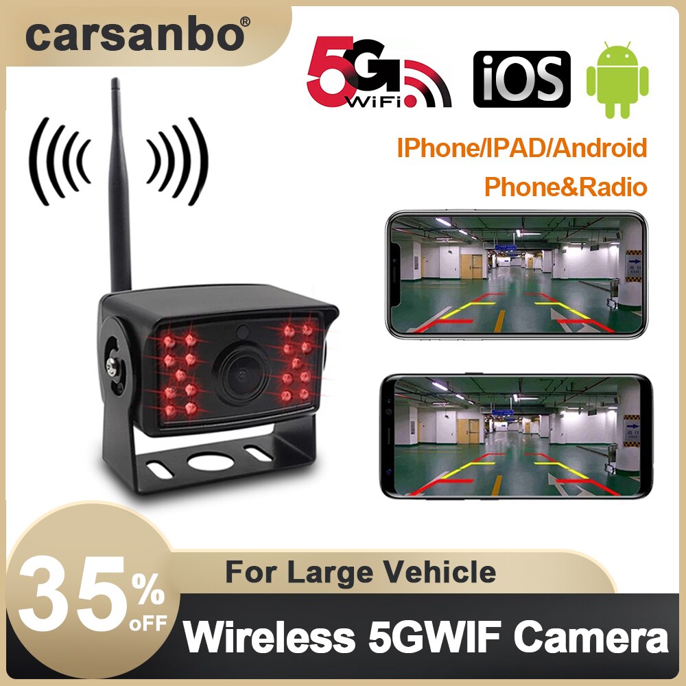 Wireless 5GWIFI Vehicle Backup Camera for Bus Truc... – Grandado