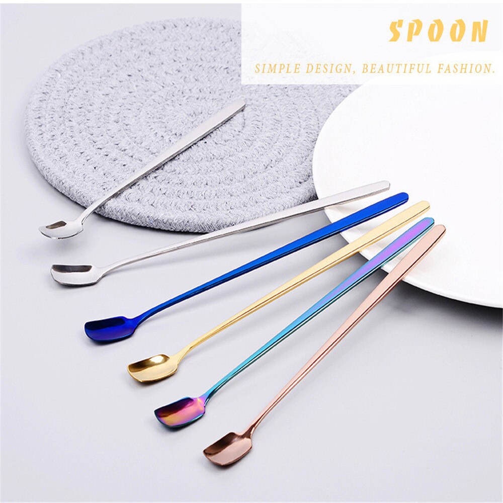 Nordic ins stir spoon golden coffee spoon stainles... – Grandado