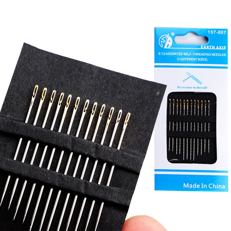 12pcs Lot Multi Size Side Opening Needles Blind Ne Grandado