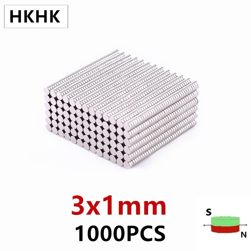 Hkhk 1000p mini magnet dia .3 x 1 mm 1mm mini magn... – Vicedeal