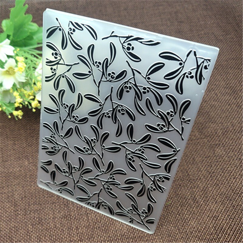 Leaf Plastic Embossing print DIY Plastic Embossing... – Grandado