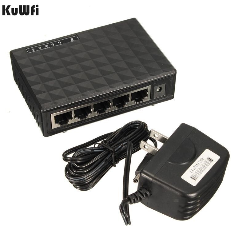 10/100/1000 mbps 5 porte gigabit switch ethernet s... – Vicedeal