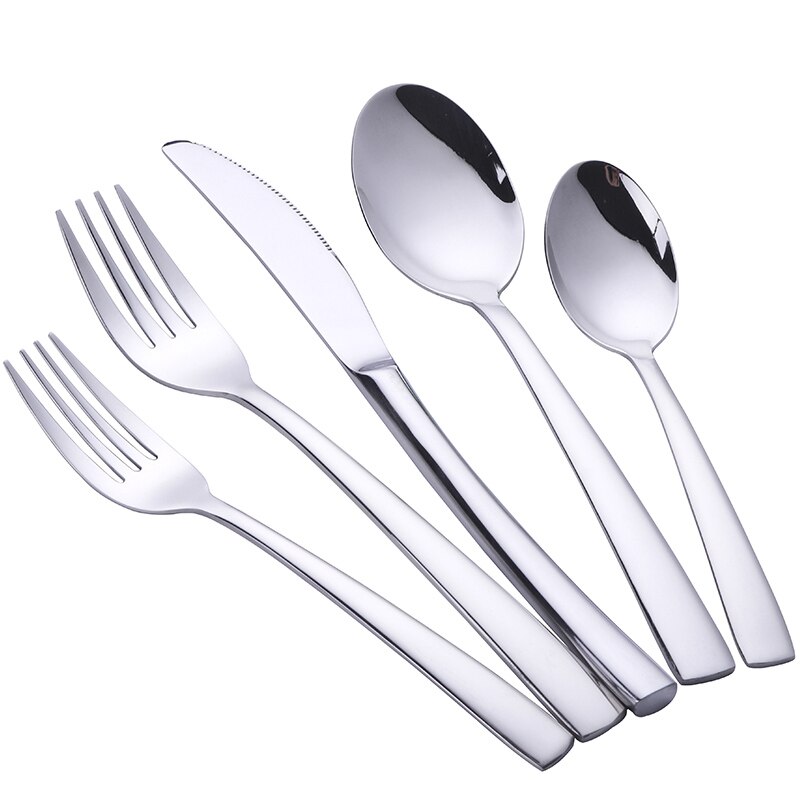 Dinnerware Set Stainless Steel Spoon Fork Knife Cu... – Grandado