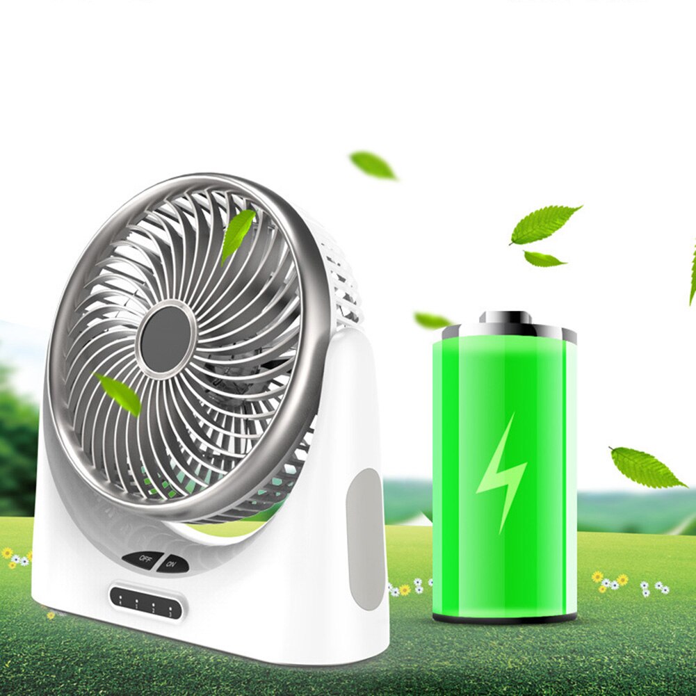 Rotary USB Rechargeable 3 Wind Speeds Quiet Mini T... – Grandado