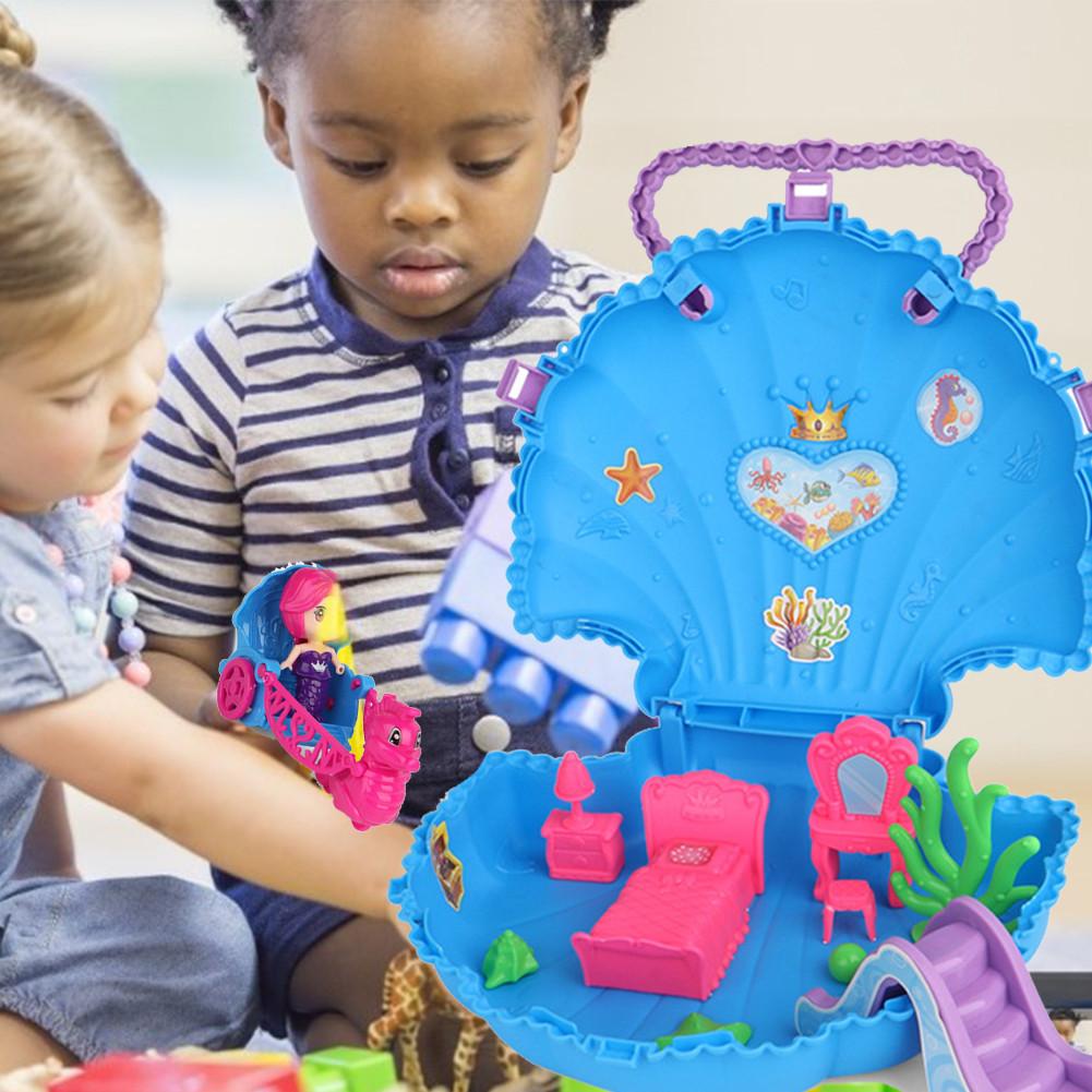 Fuuny Kids Pretend Play Toy Shell Storage House To... – Grandado