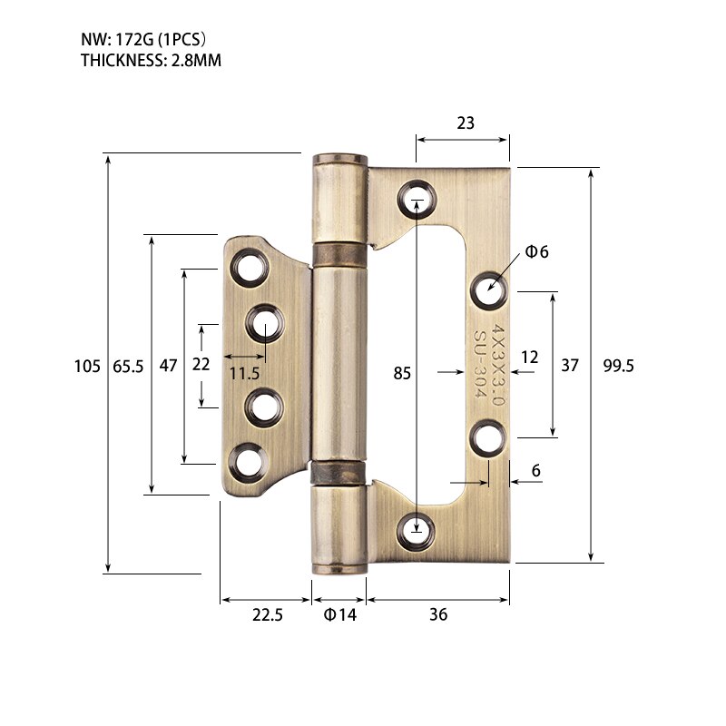 brushed nickel and bronze color stainless steel 4&... – Grandado