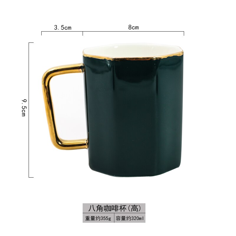 Hand Punch Coffee Pot Ceramics Octagon Coffee Cup ... – Vicedeal