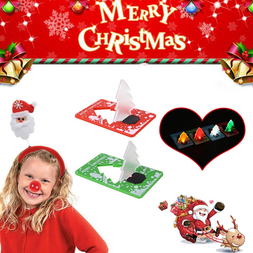 Christmas Card Light Folding LED Four Colors Ultra... – Vicedeal
