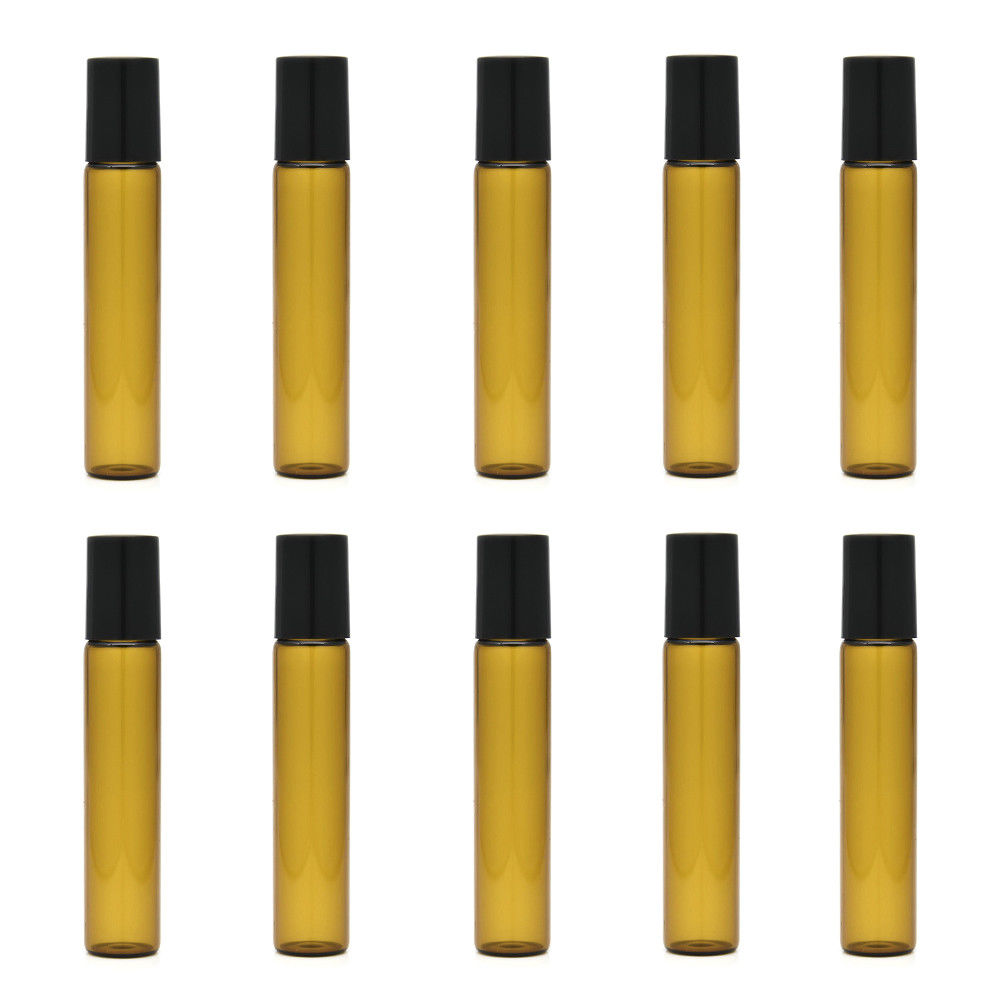 5/10ml Portable Amber Glass Roller Bottle Bottles ... – Grandado
