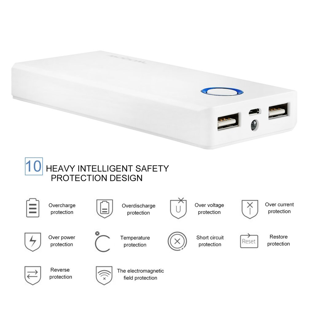 Upgrade 10000+mAh Fast Charging Mobile PowerP10plu... – Grandado