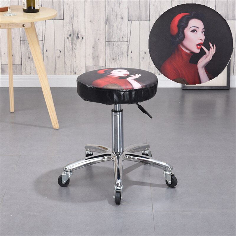 Stretch Bar Stool Rotating lifting barber stool be... – Vicedeal