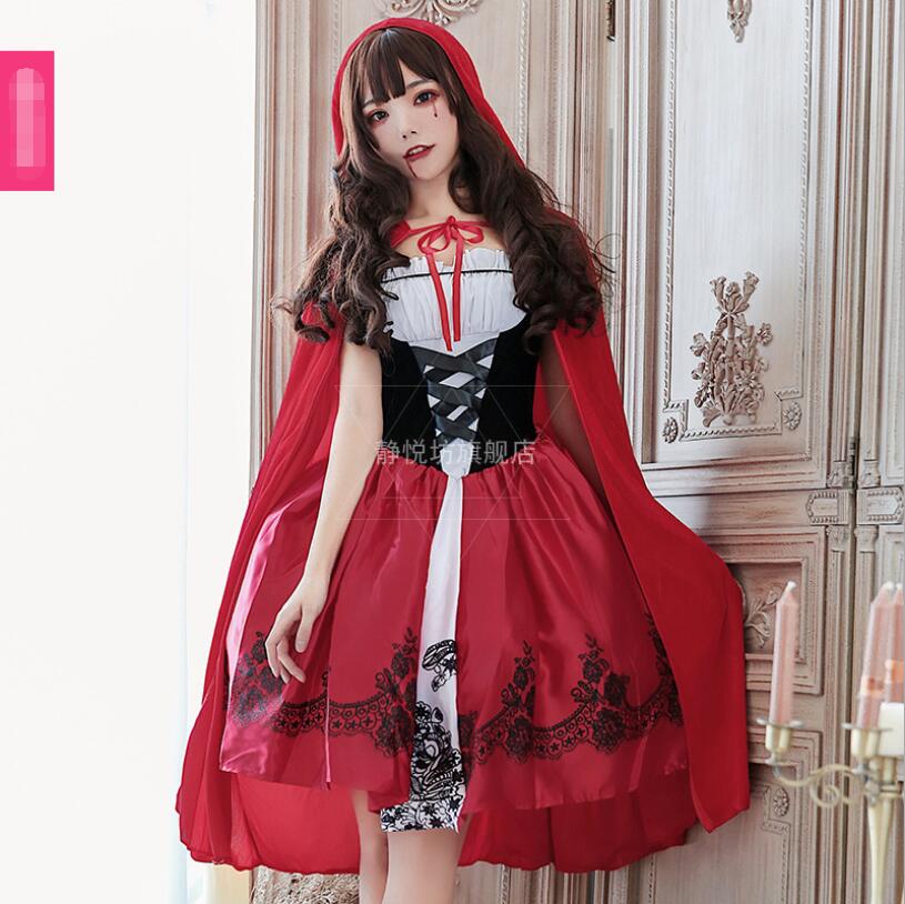 Cos Halloween Lolita Jurk Japanse Zoete Kawaii Ret... – Grandado
