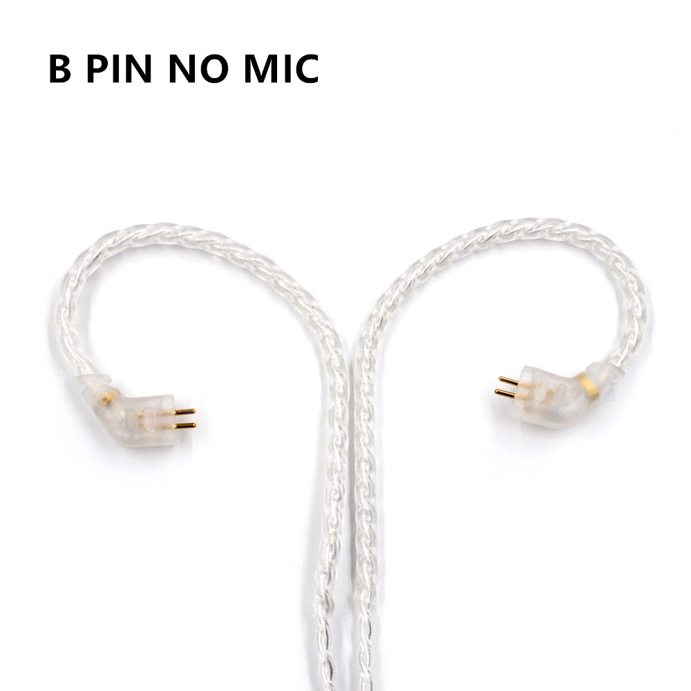 KZ Earphone Cables Silver plated upgrade cable Hea... – Grandado