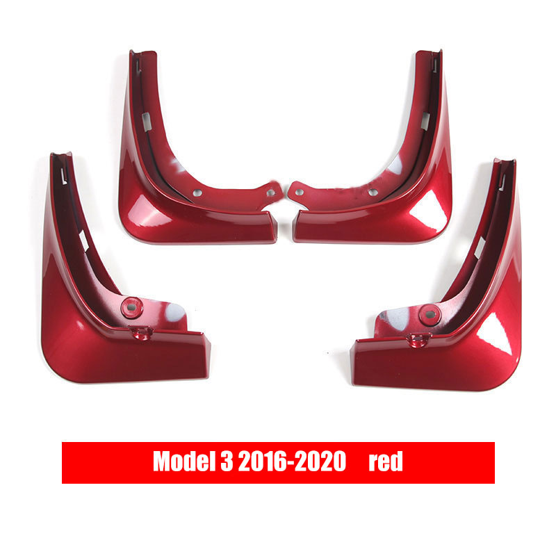 For Tesla Model 3 / / / / Mud Flaps Splash Guards ... – Vicedeal