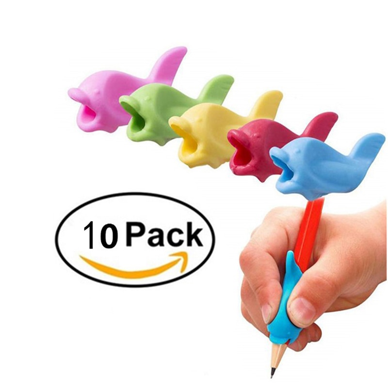 10pcs Silicone Pencil Grips Ergonomic Writing Claw... – Vicedeal