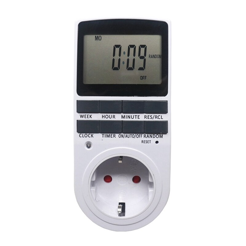 Digital Timer Switch Socket Eu Fr Br Uk Plug Progr Vicedeal