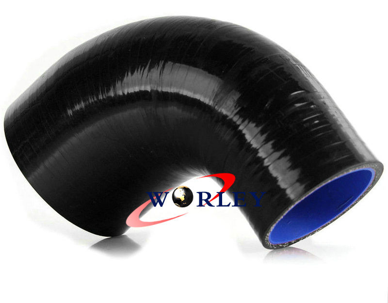 90 Degree 76mm - 102mm 3" to 4" Silicone Elbow Red... – Grandado