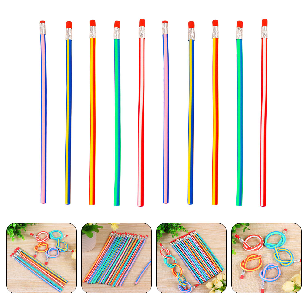 40pcs Flexible Pencils Students Stationery Writing... – Grandado