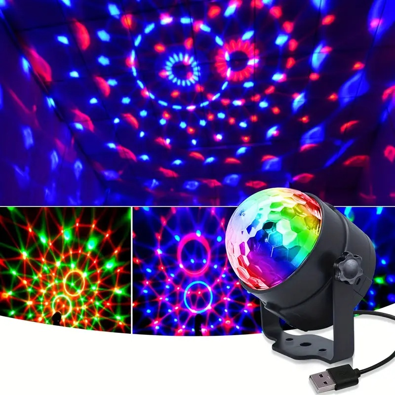 USB Colorful Disco Ball Light: Magic Ball Projecto... – Grandado