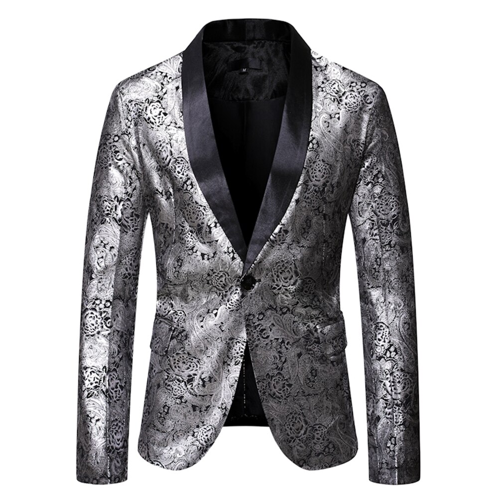 Blazer Men Spring and Autumn Casual Men's Pure Col... – Vicedeal