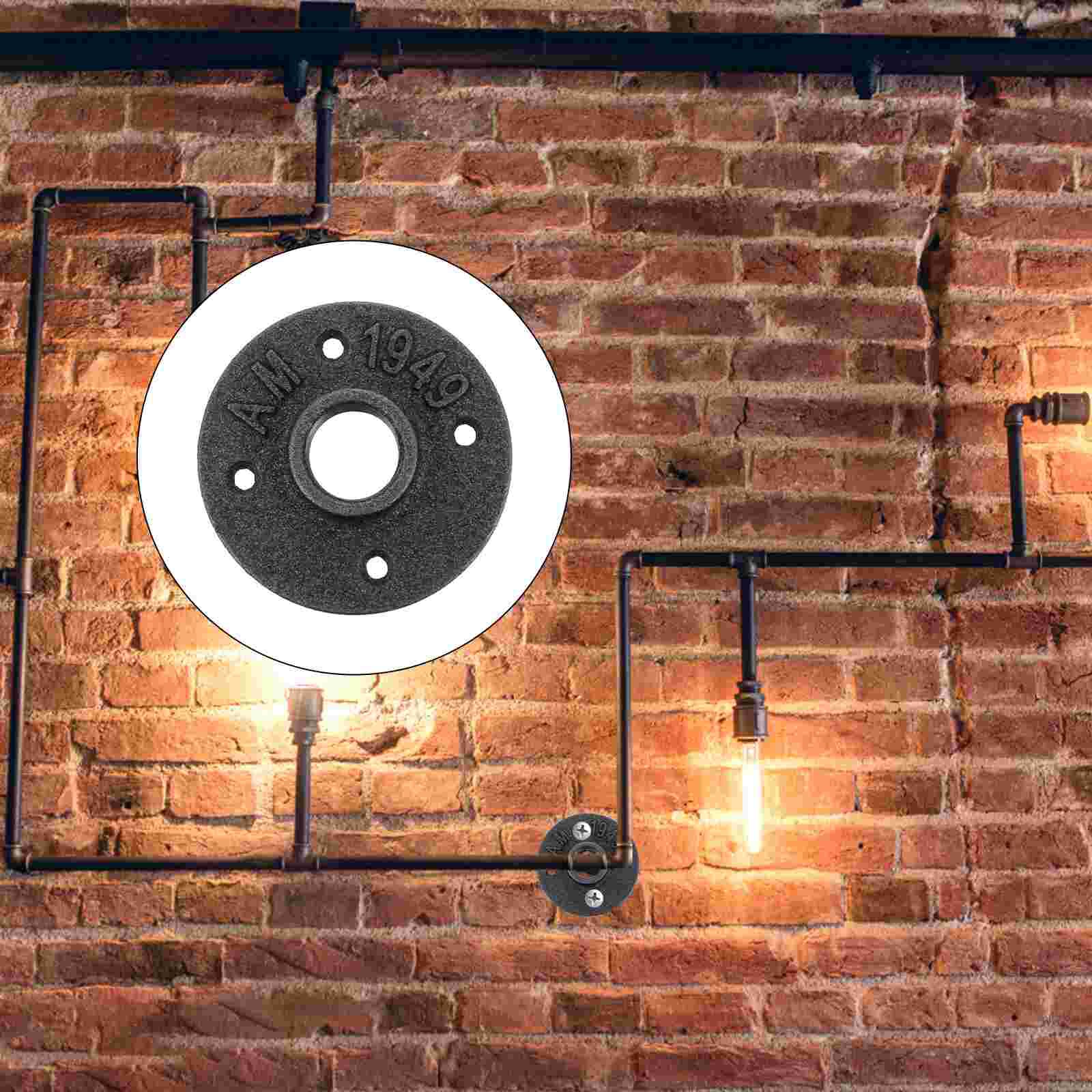 8pcs 3/4 Inch Malleable Cast Iron Pipe Fittings Fl... – Vicedeal