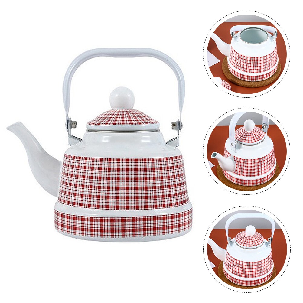Enamel Tea Pot Thickened Tea Kettle Practical Teap... – Vicedeal