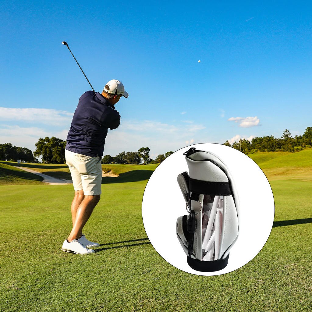 Golf Ballen Zak Pu Leer Slijtvaste Opslag Bal Pouc... – Vicedeal