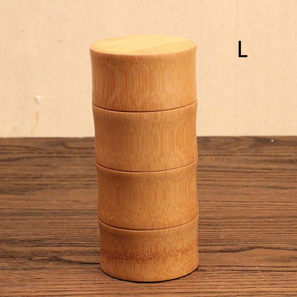 Canister Home With Lid Bamboo Durable Travel Porta... – Vicedeal