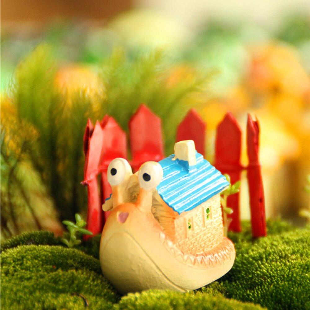 4 X 3 X 4cm Mini Miniature Landscape Snail Garden ... – Grandado