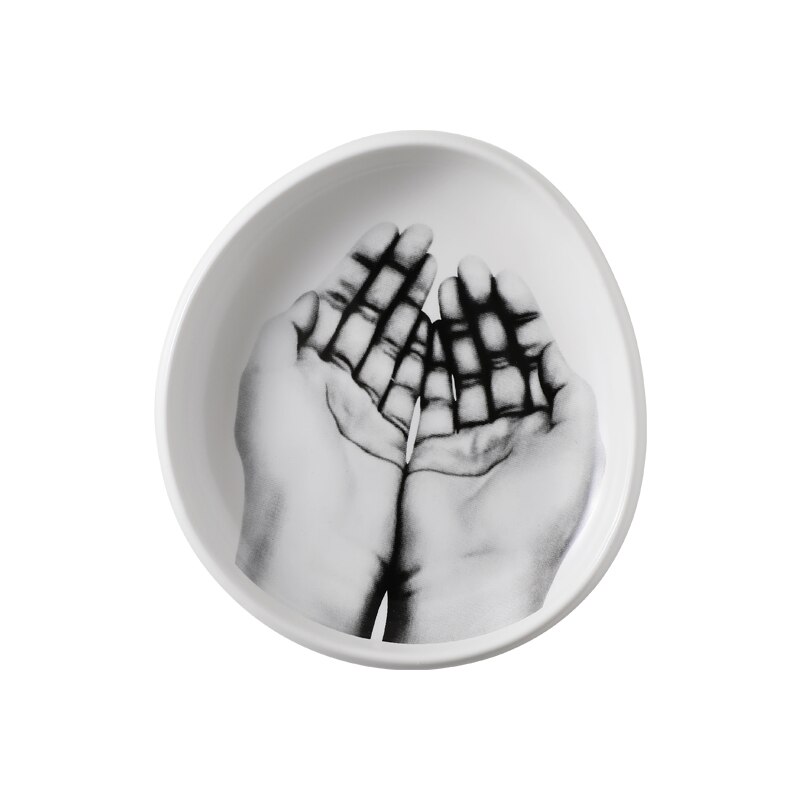 Ceramic Tableware Porcelain Plate Black and White ... – Grandado