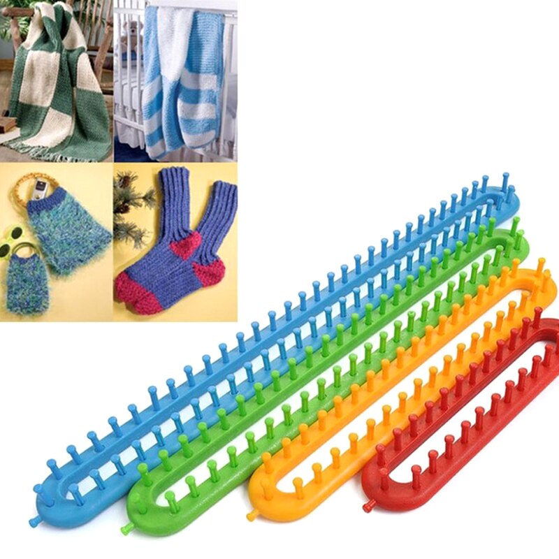 1 Set=4Pcs Rectangle DIY Knitting Loom Scarf Sweat... – Vicedeal