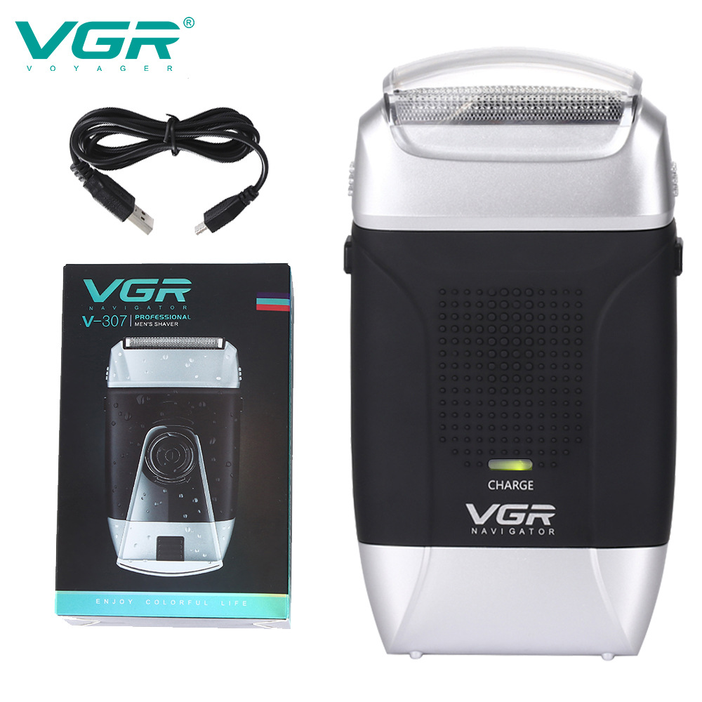 VGR USB Rechargeable Shaver for Men Waterproof Ele... – Grandado