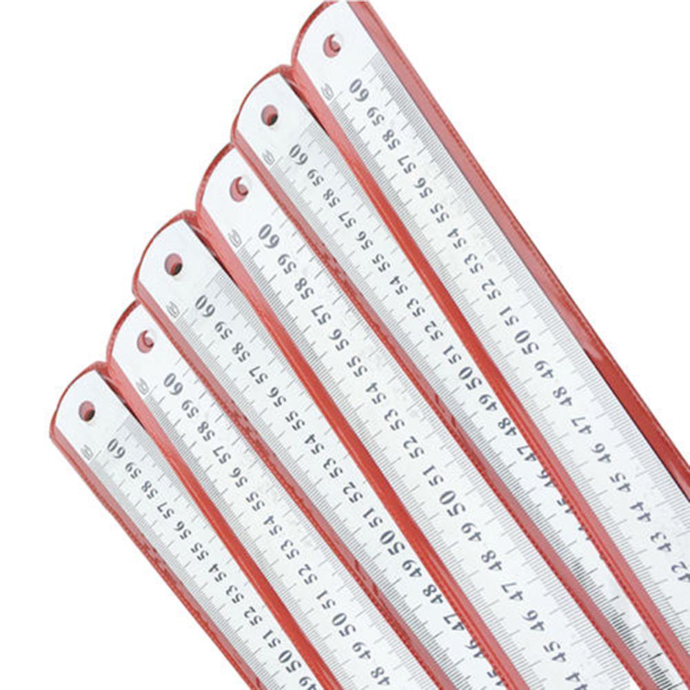 30/50/60cm Metric Stainless Steel Double Sided Rul... – Grandado
