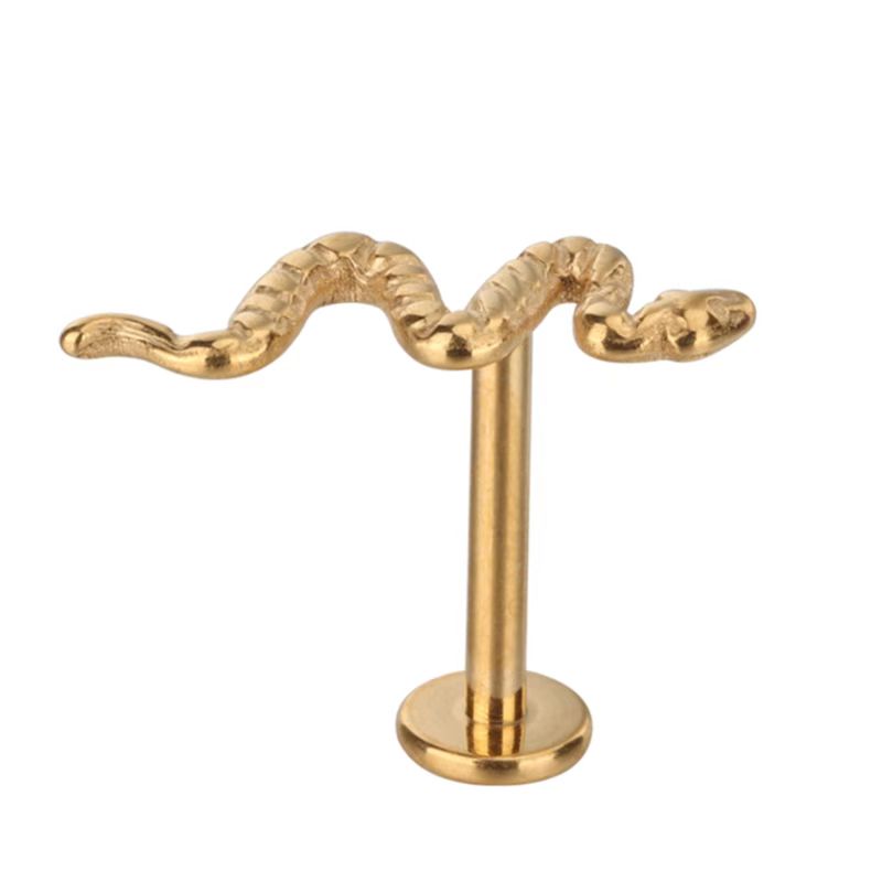 G23 Titanium Snake/bee/feather/type PIERC Lip Stud... – Vicedeal