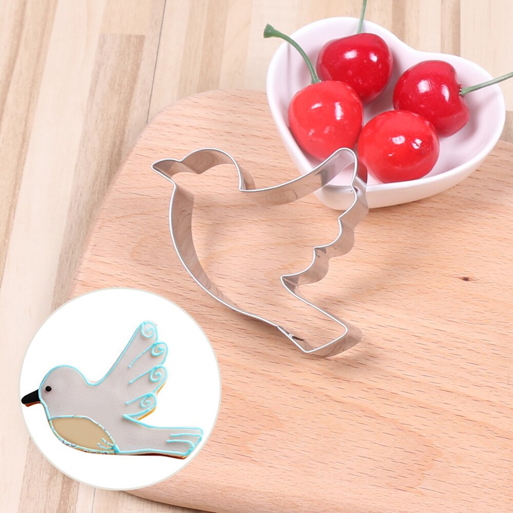 Bird Shape Cookie Mold Stainless Steel Moulds Pige... – LovingPrices