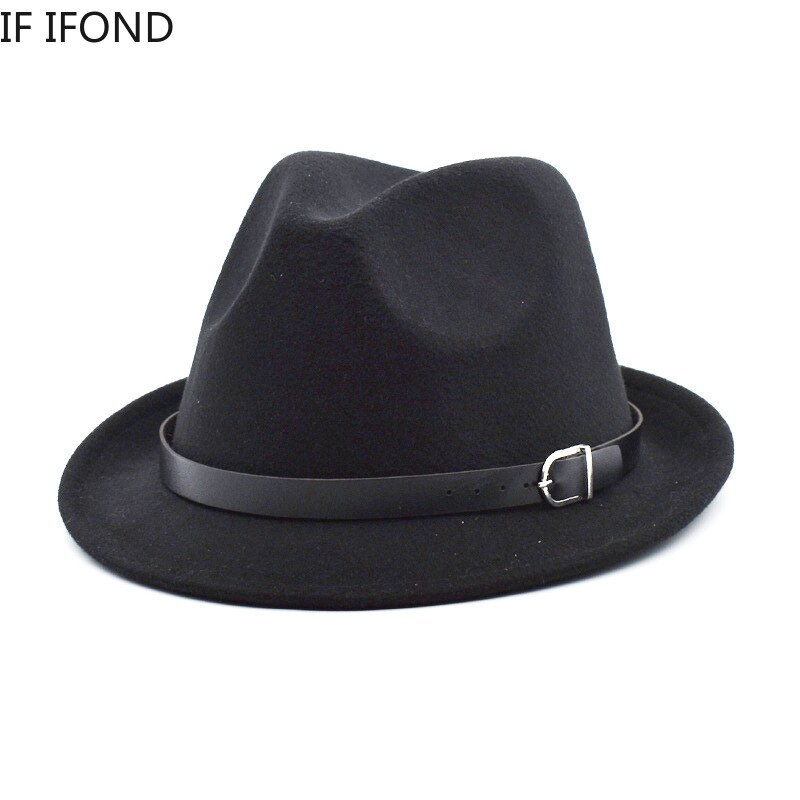 European Classical felt Fedoras Hat for Men Women ... – Grandado