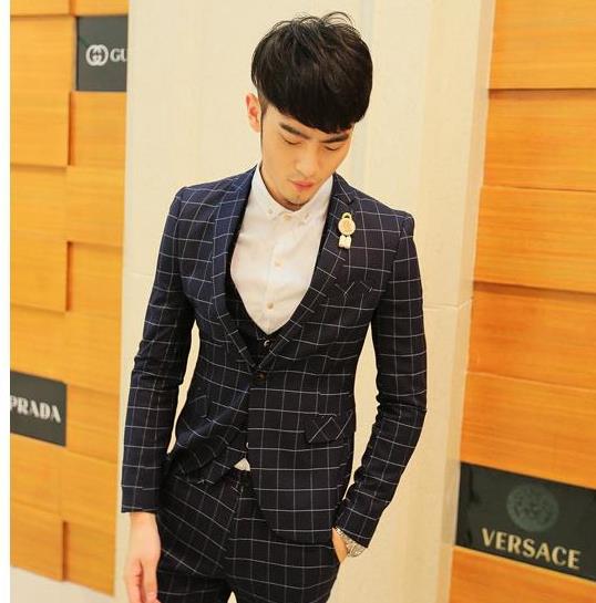 Terno pequeno masculino coreano slim moda casual, ... – Vicedeal