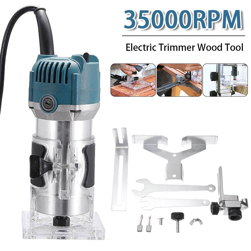 800W EU Stecker Holzbearbeitung Elektrische Trimme... – Grandado