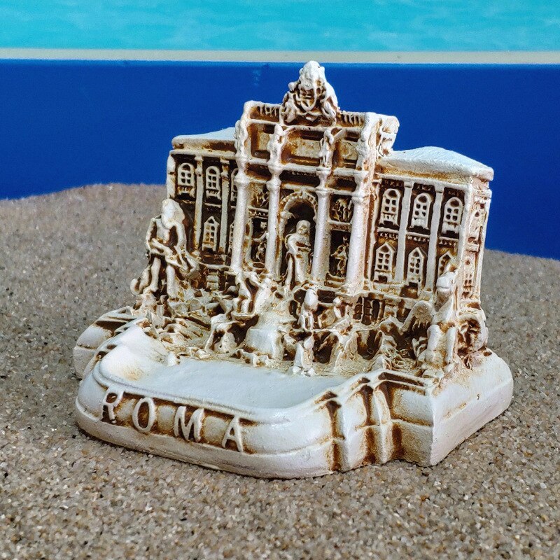Handmade resin DIY church Rome travel souvenirs ps... – Vicedeal