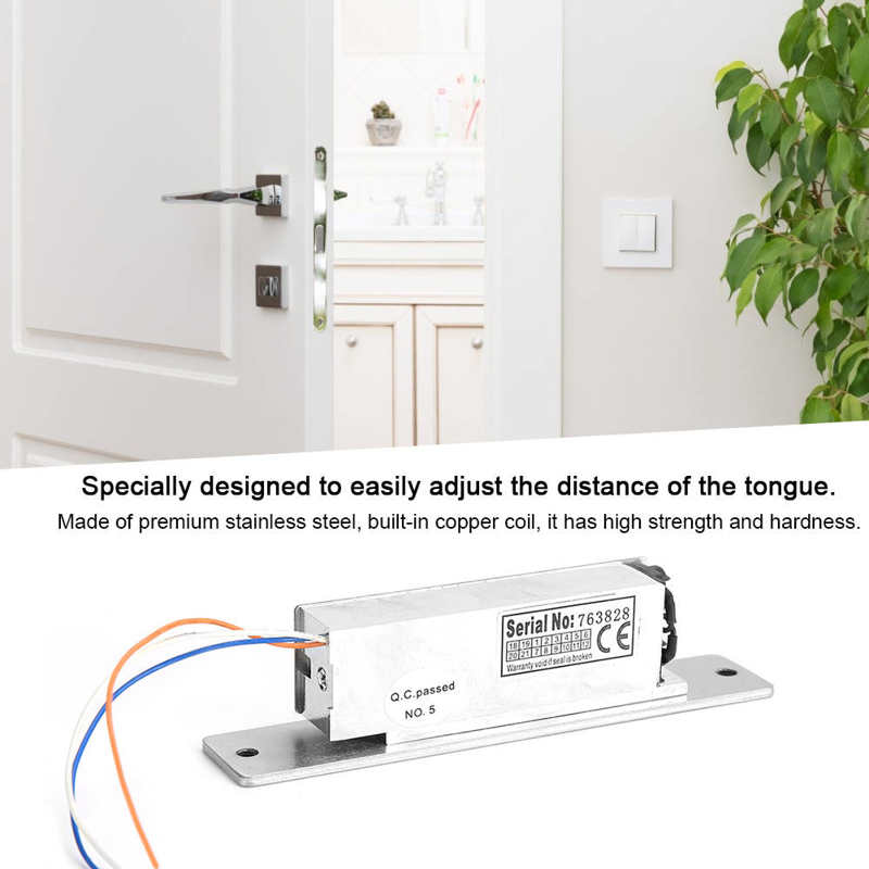 NO/NC Cathode Electronic Access Door Lock with Sig... – Grandado