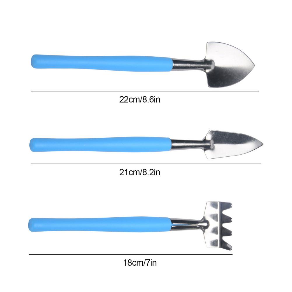 3PCS Mini Garden Tools Plant Pot Seedling Small Sp... – Vicedeal